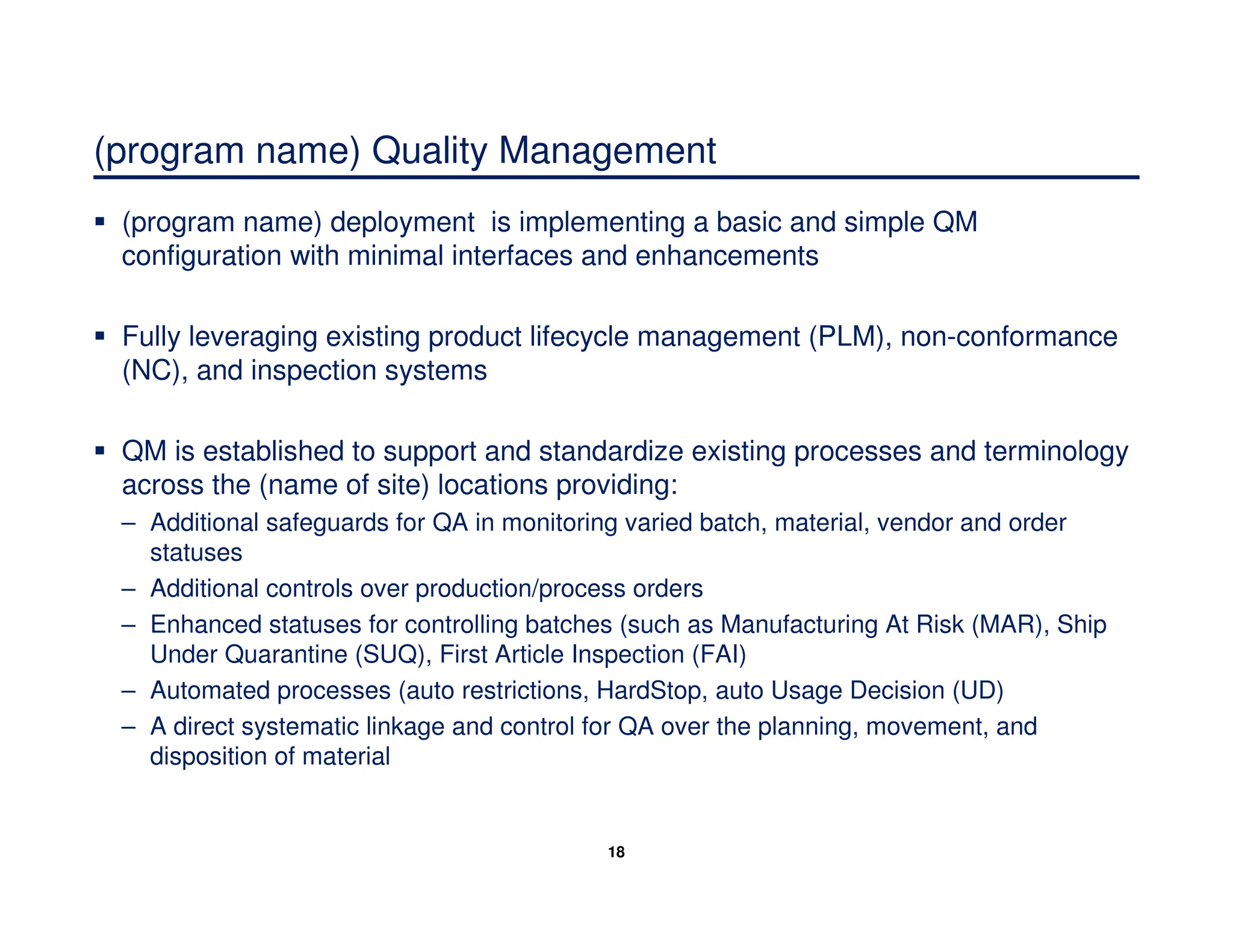 SAP QM Complete Document for Quality Management | PDF