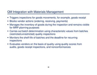 SAP QM Complete Document for Quality Management | PDF