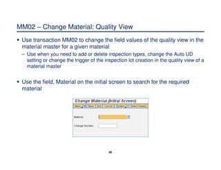 SAP QM Complete Document for Quality Management | PDF