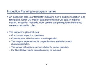SAP QM Complete Document for Quality Management | PDF