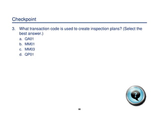 SAP QM Complete Document for Quality Management | PDF