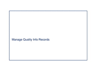 SAP QM Complete Document for Quality Management | PDF