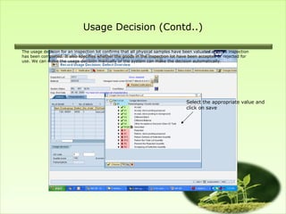 Sap qm overview | PPT