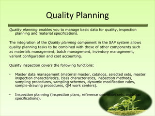 Sap qm overview | PPT