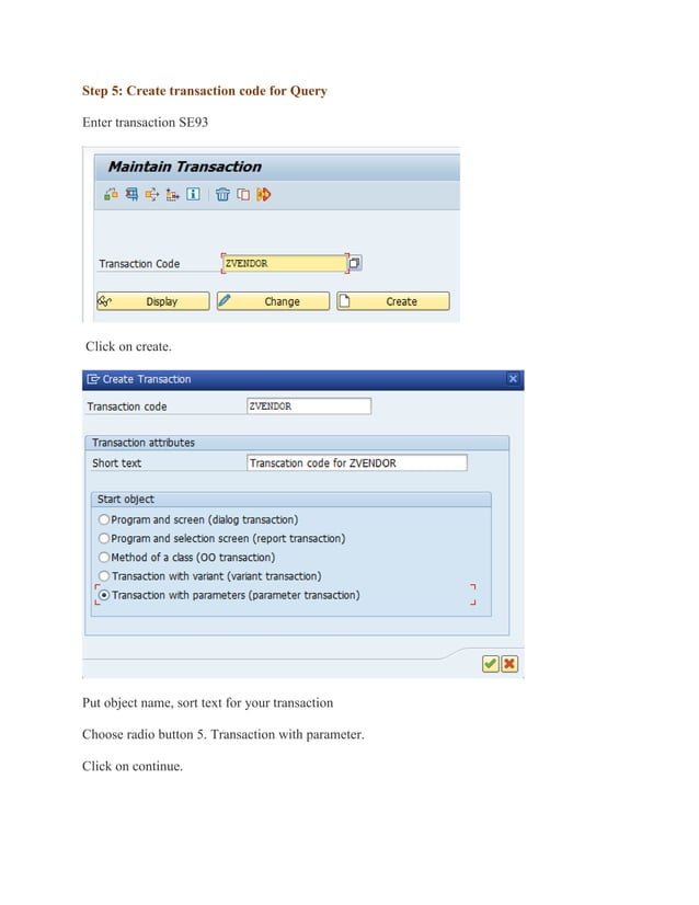 Sap query creation & transcation code creation for sap query | PDF | Databases | Computer ...