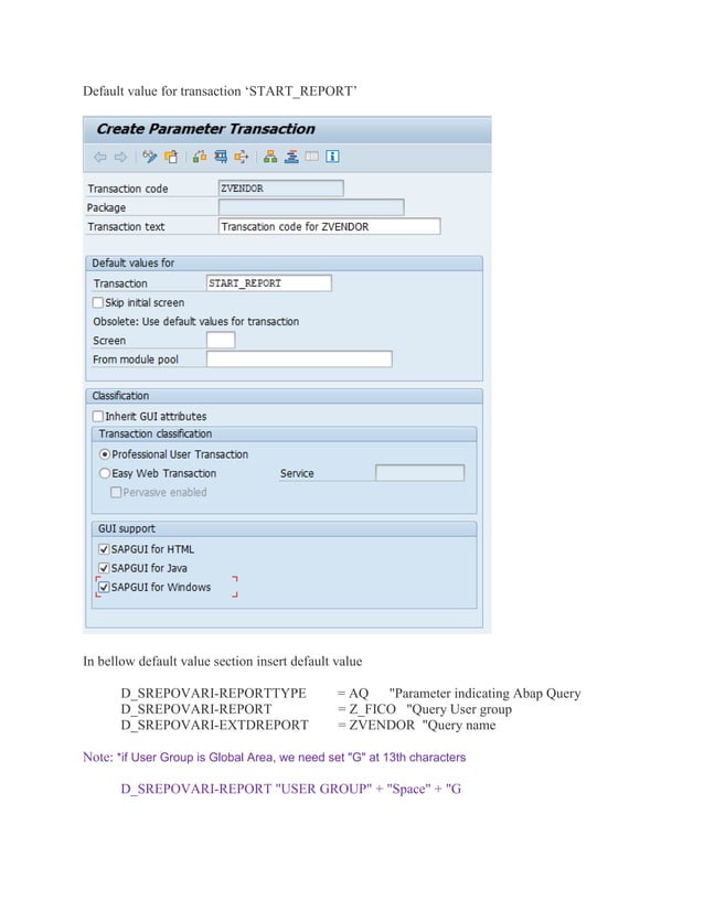 Sap query creation & transcation code creation for sap query | PDF | Databases | Computer ...