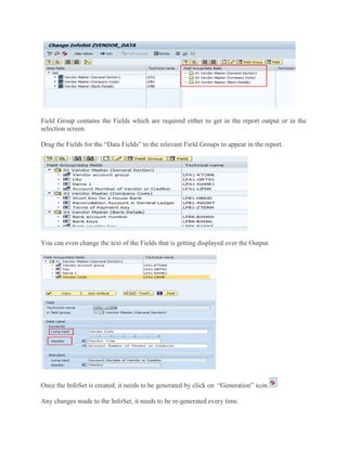 Sap query creation & transcation code creation for sap query | PDF | Databases | Computer ...