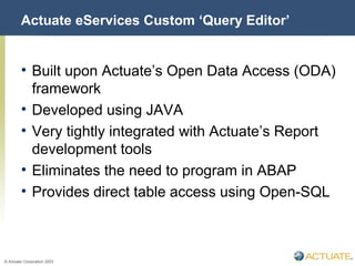 SAP R3 SQL Query Builder | PPT