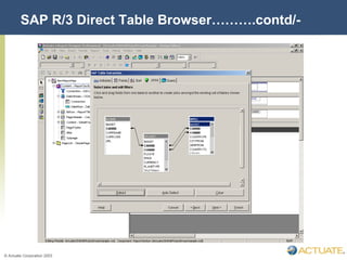 SAP R3 SQL Query Builder | PPT