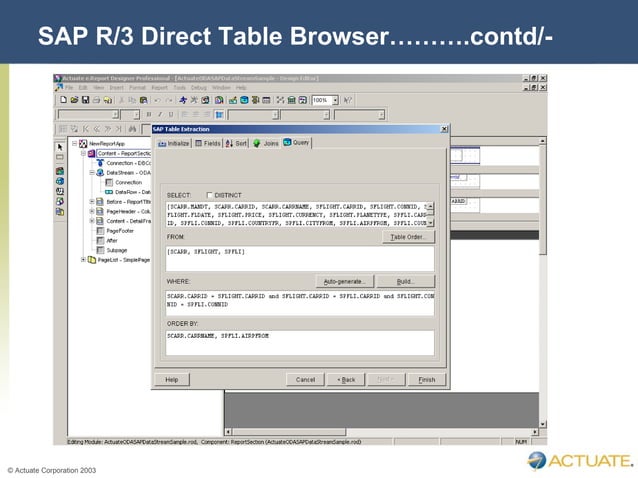 SAP R3 SQL Query Builder | PPT | Databases | Computer Software and Applications