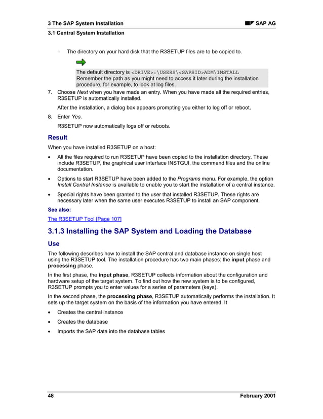 Sap r3 installation on windows oracle database | PDF