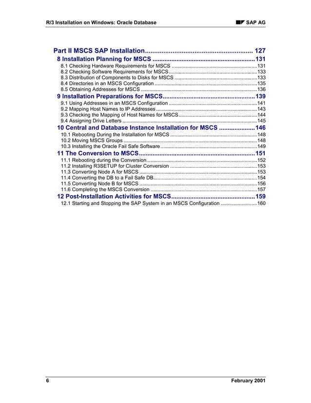 Sap r3 installation on windows oracle database