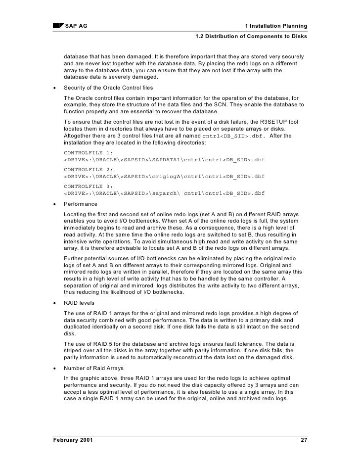 Sap r3 installation on windows oracle database