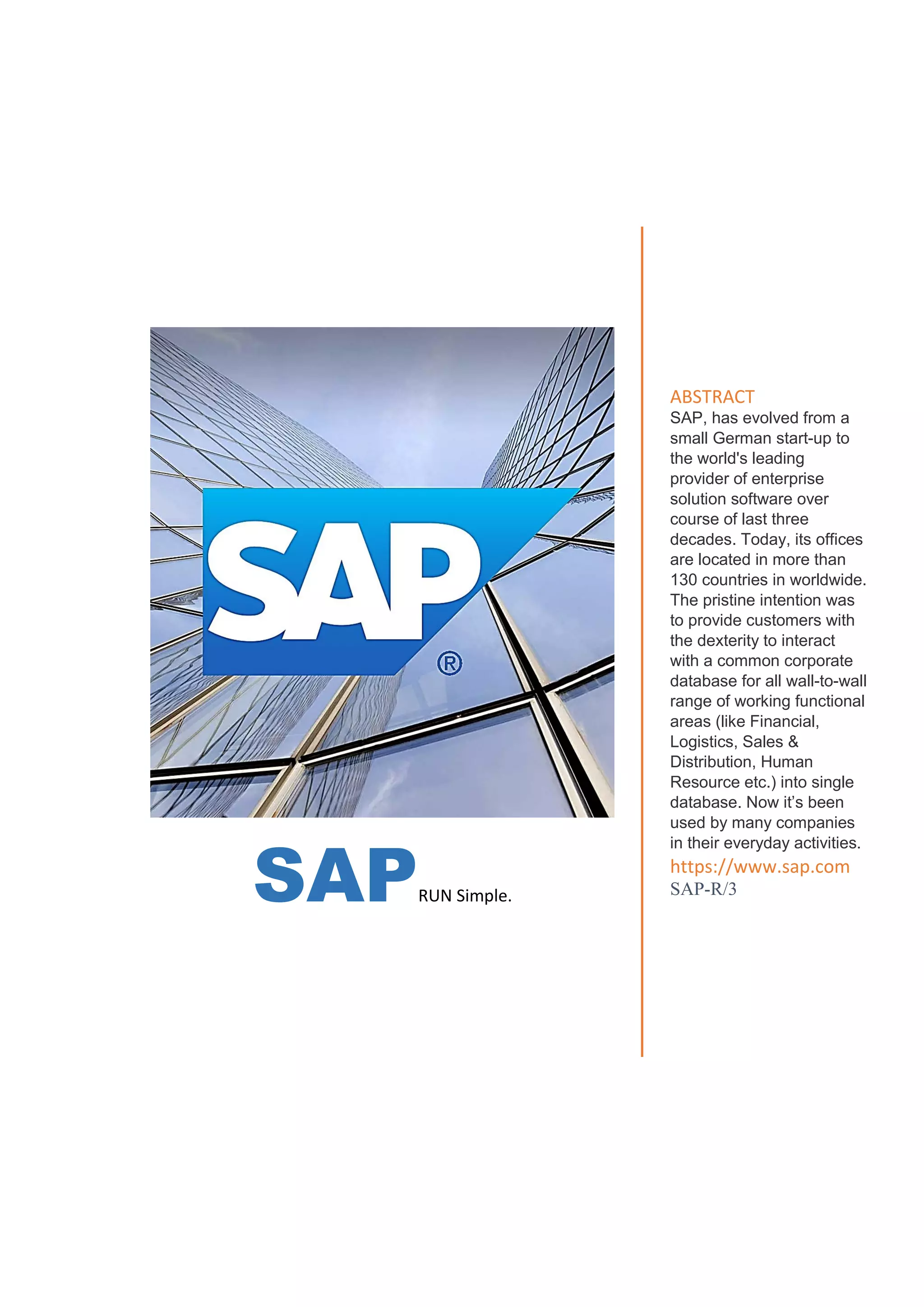 SAP- HCM mini project report on - Design Enterprise Structure in ...