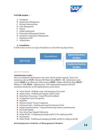 SAP- HCM mini project report on - Design Enterprise Structure in ...
