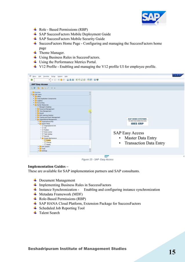 SAP- HCM mini project report on - Design Enterprise Structure in Personnel Administration | PDF ...