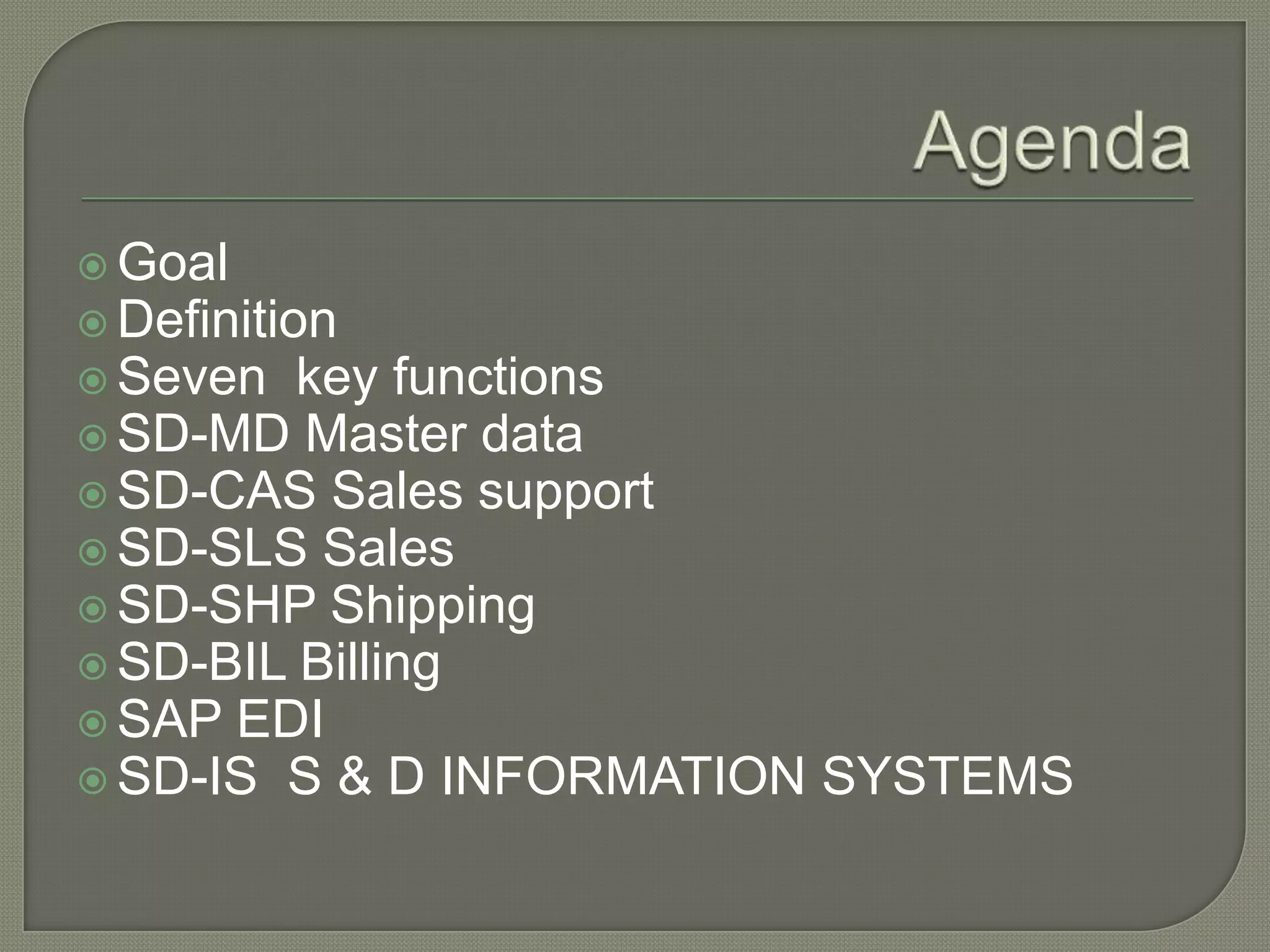 Sap R3 S And D Module | PPTX