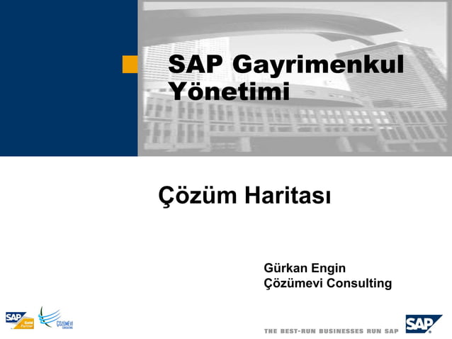 Sap Real Estate Management Overview Tr | PPT