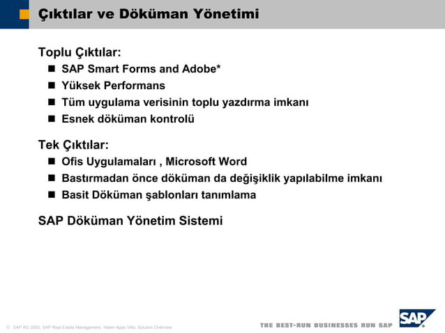 Sap Real Estate Management Overview Tr | PPT