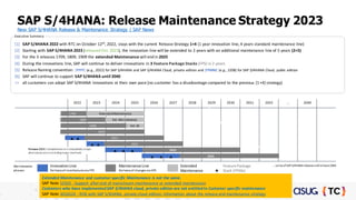 SAP Release Management SAP Release Management | PDF