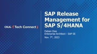 SAP Release Management SAP Release Management | PDF