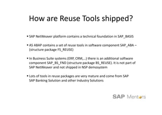 SAP Reuse Tools | PPT