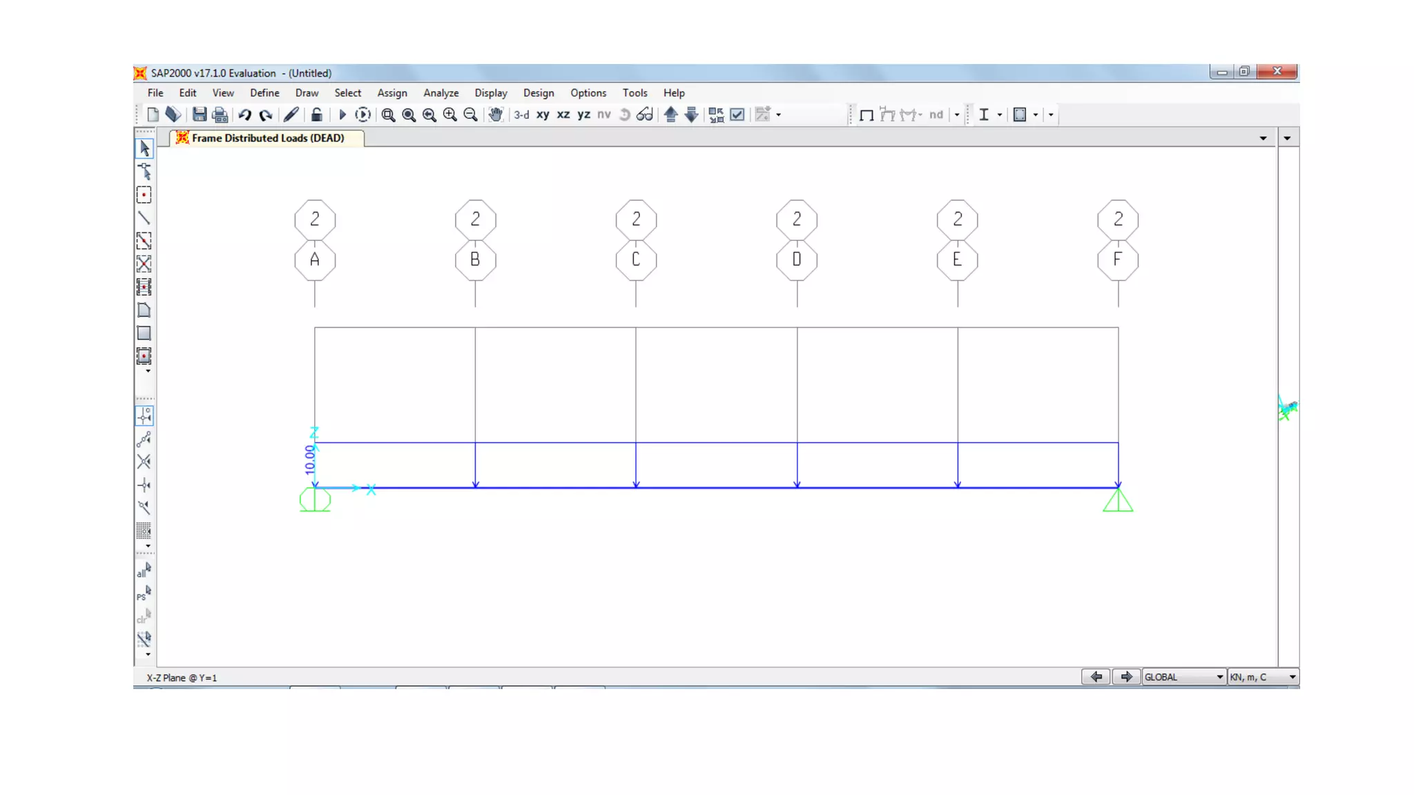 Structure Analysis-Deflection using SAP2000 | PPTX