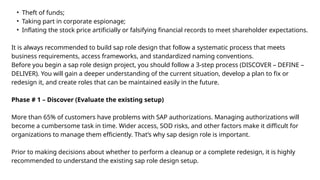SAP Role Desgin for Success Best Practices and Tips | PPTX
