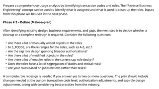 SAP Role Desgin for Success Best Practices and Tips | PPTX