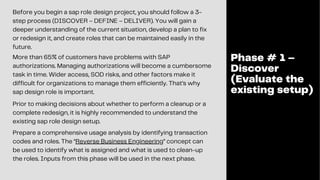 SAP Role Design for Success: 3 Best Practices and Tips | PDF