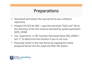 SAP Rolling Kernel Switch RKS | PDF
