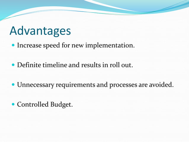 SAP Roll Out - An Introduction and Advantages | PPTX
