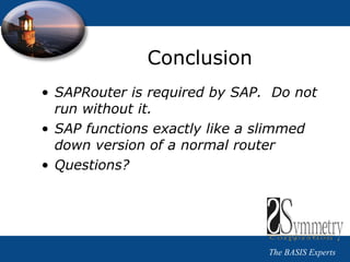 SAPRouter | PPT