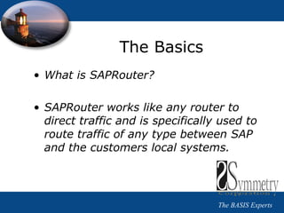 SAPRouter | PPT