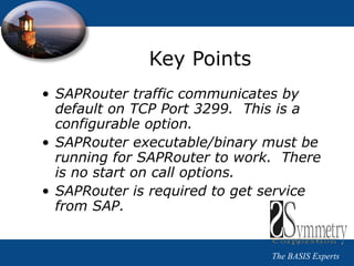 SAPRouter | PPT