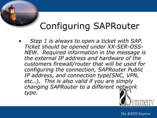 SAPRouter | PPT