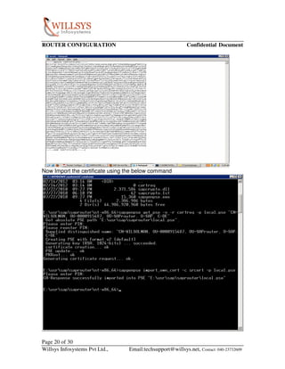 Sap router confi | PDF
