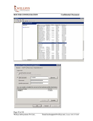 Sap router confi | PDF