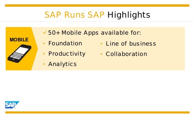SAP Runs SAP Mobile