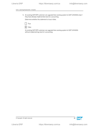 S4F02 Col11 Management Accounting in SAP S/4HANA for SAP ERP CO ...