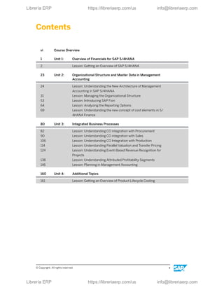 S4F02 Col11 Management Accounting in SAP S/4HANA for SAP ERP CO ...