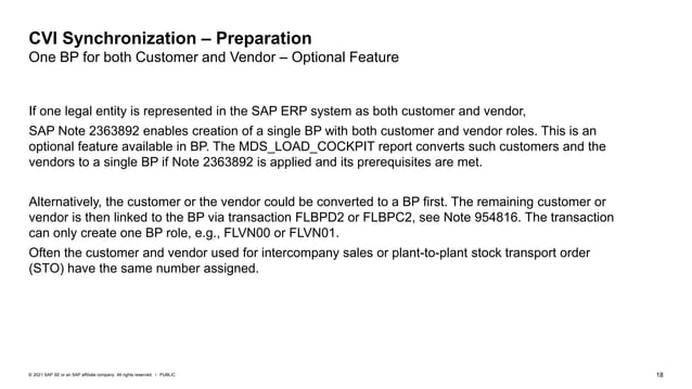 SAP S4HANA Business partner & Customer & vendor Integration | PDF ...