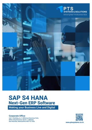 SAP S4 Hana, SAP ECC provider in Mumbai. | PDF