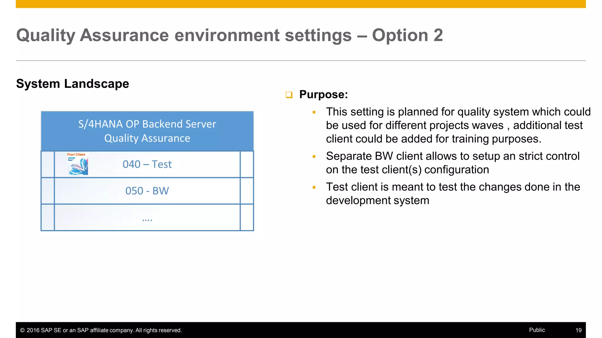 Sap s 4 hana client strategy | PDF