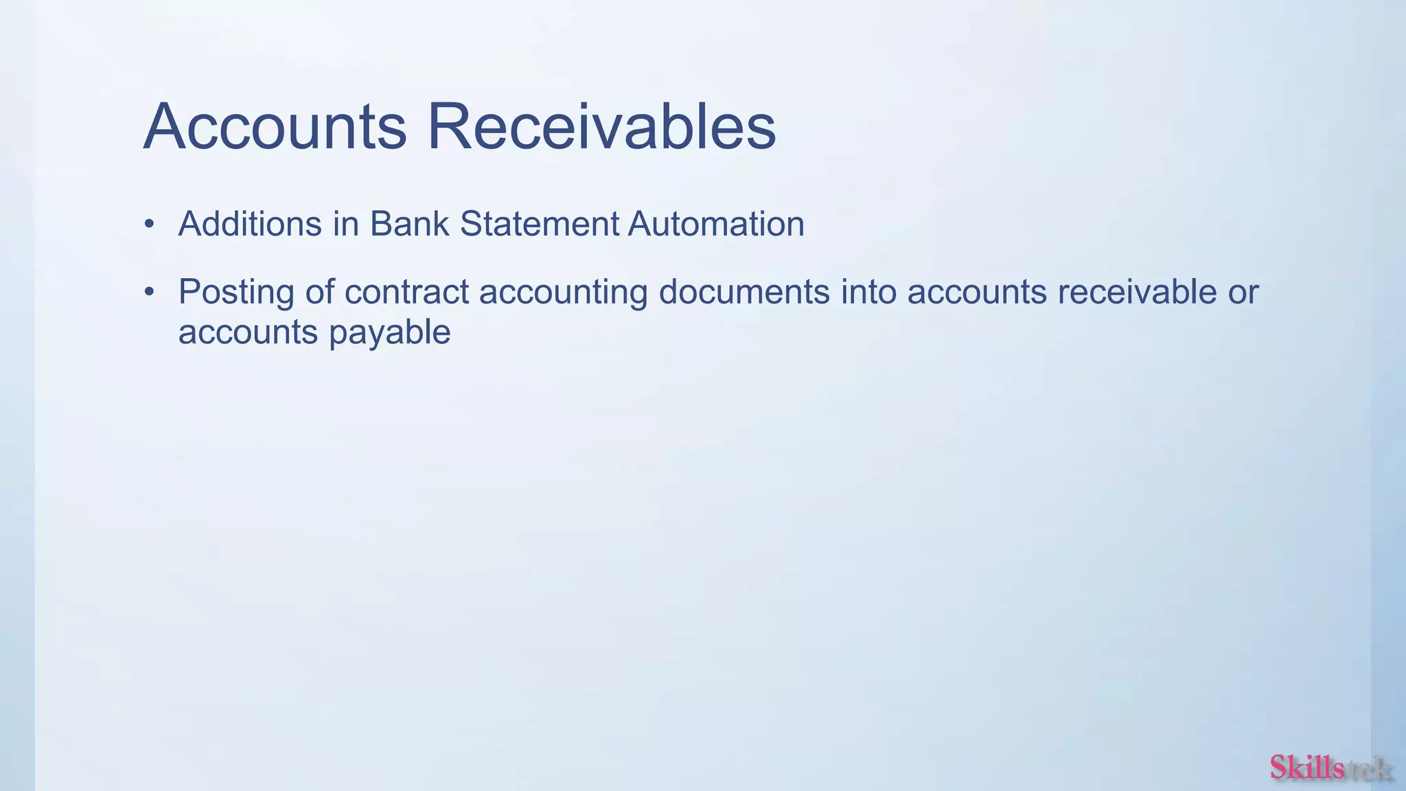 Whats New In Sap S 4hana Finance 2020 Skillstek Pptx