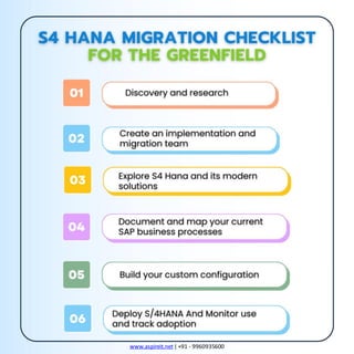 SAP S4 HANA IMPLEMENTATION GUIDE - ASPIRE TECHSOFT ACADEMY | PDF