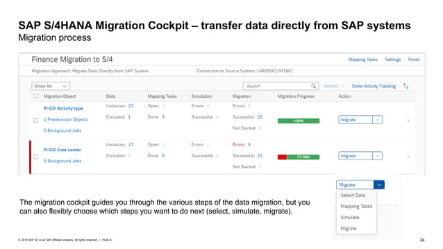 SAP S4HANA Migration Cockpit.pdf | Databases | Computer Software and Applications