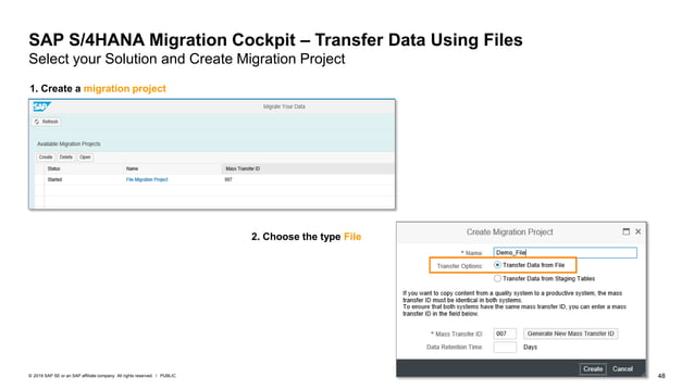 SAP S4HANA Migration Cockpit.pdf | Databases | Computer Software and Applications