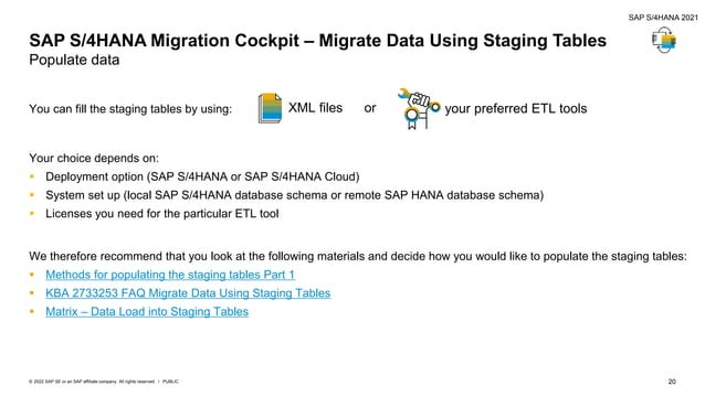 SAP S_4HANA Migration Cockpit - Migrate your Data to SAP S_4HANA.pdf | Databases | Computer ...