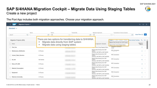 SAP S_4HANA Migration Cockpit - Migrate your Data to SAP S_4HANA.pdf | Databases | Computer ...